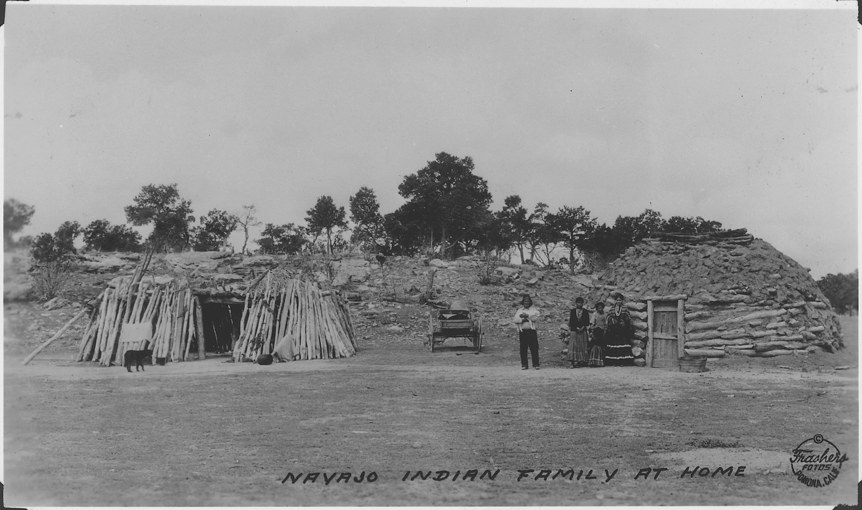 The_above_picture_illustrates_bothe_the_summer_and_winter_hogan_of_the ...