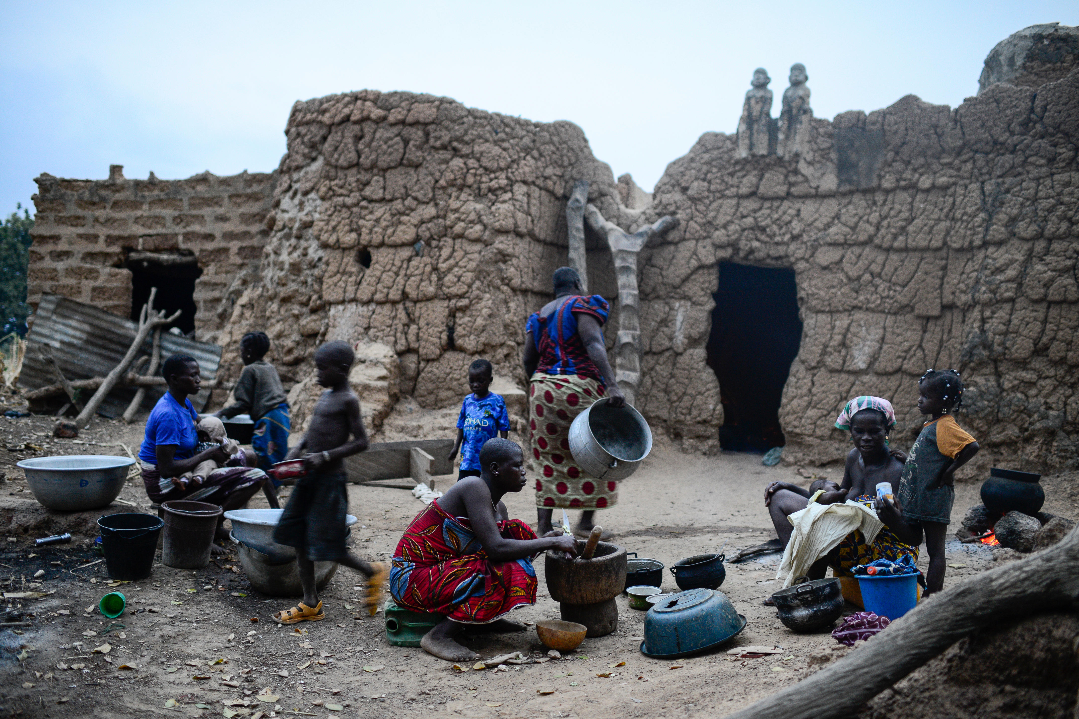 BURKINA FASO , Gaoua, Kampti, Lobi culture, Lobi is an ethnic group and ...